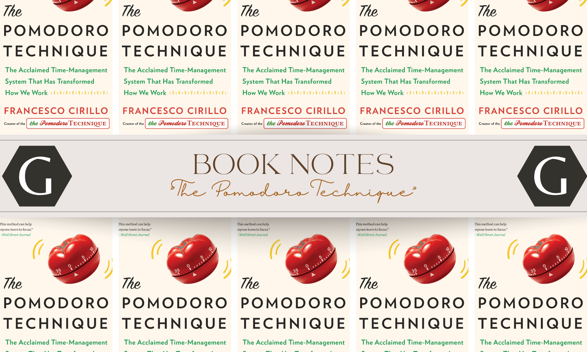 Book Notes: “The Pomodoro Technique” by Francesco Cirillo | Focus ...