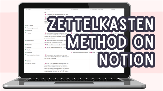 How to Set Up Your Own Zettelkasten Method of Note-Taking on Notion ...